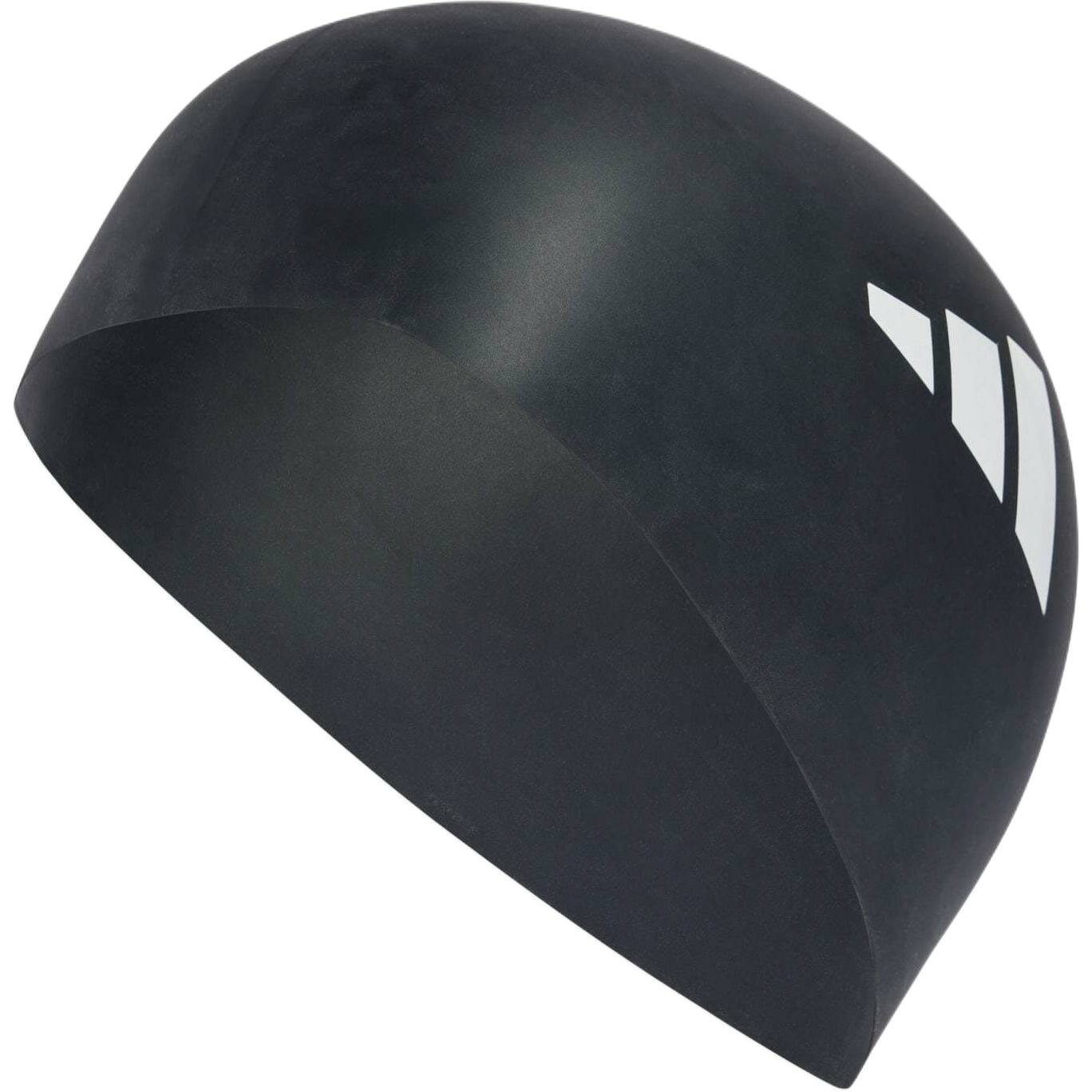 Шапочка для плавания унисекс Adidas Silicone Unisex, черная, OneSize EU