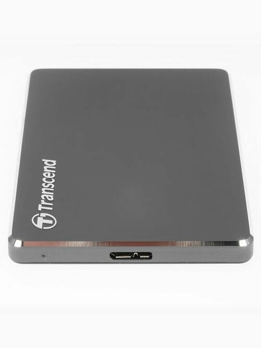 Transcend 2 ТБ Внешний жесткий диск StoreJet 25C3 (TS2TSJ25C3N), Металл, серый