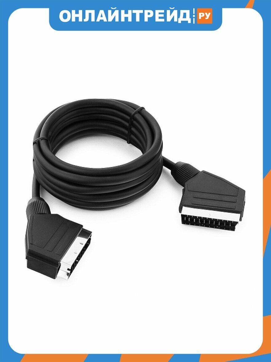 Кабель аудио/видео Gembird CCV-518, SCART / SCART, 21pin, 3м (CCV-518-3M )