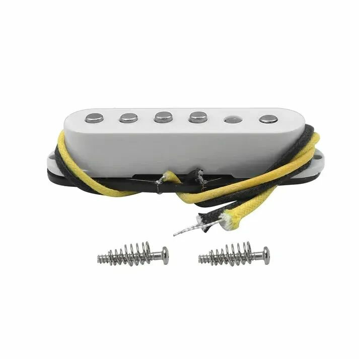 Звукосниматель для электрогитары FLEOR M00153-6 Bridge White