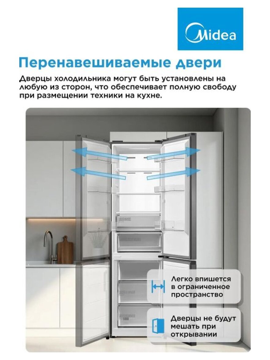 Холодильник Midea MDRB522MGE46OD — фото 1