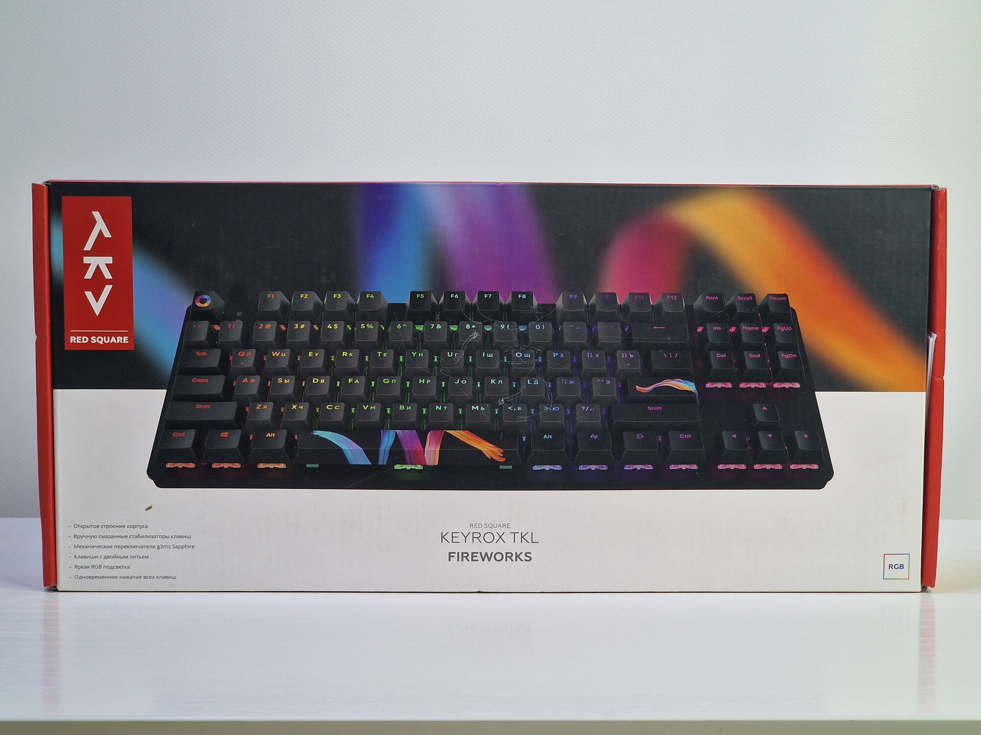 Игровая клавиатура Red Square Keyrox TKL Fireworks (RSQ-20037) G3ms Sapphire Switch