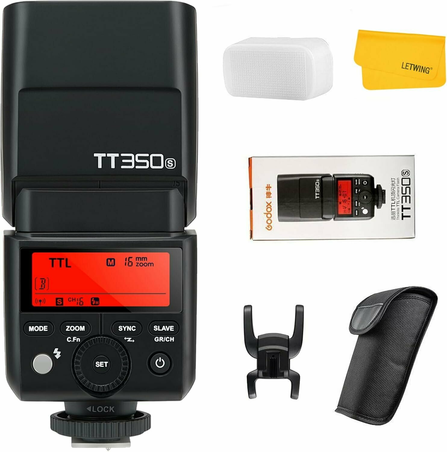 Беспроводная вспышка Godox TT350-S For Sony 2.4G GN36 1/8000s HSS TTL