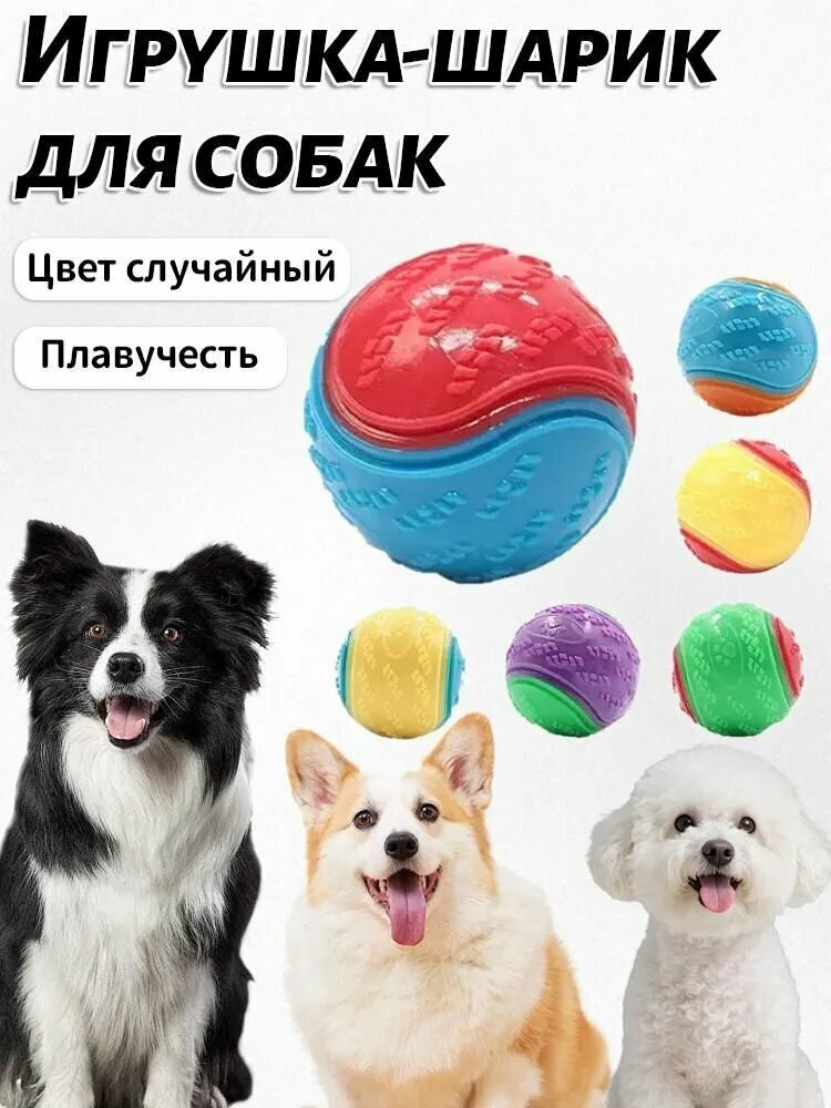 Резиновый игрушечный мячик для декомпрессии коренных зубов домашних животных, игрушка для собак