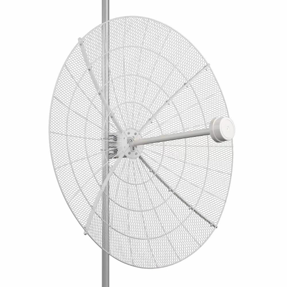 Антенна KROKS KNA27-1700/4200P (SMA-male) 27 дБ 4G/5G MIMO (2317_S) - антенна параболическая, сборная