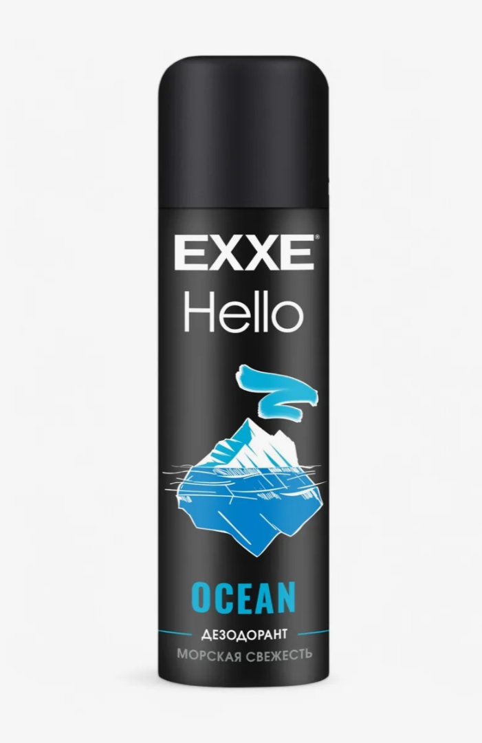Дезодорант EXXE мужской спрей Men Hello OCEAN, стойкий аромат 150 мл
