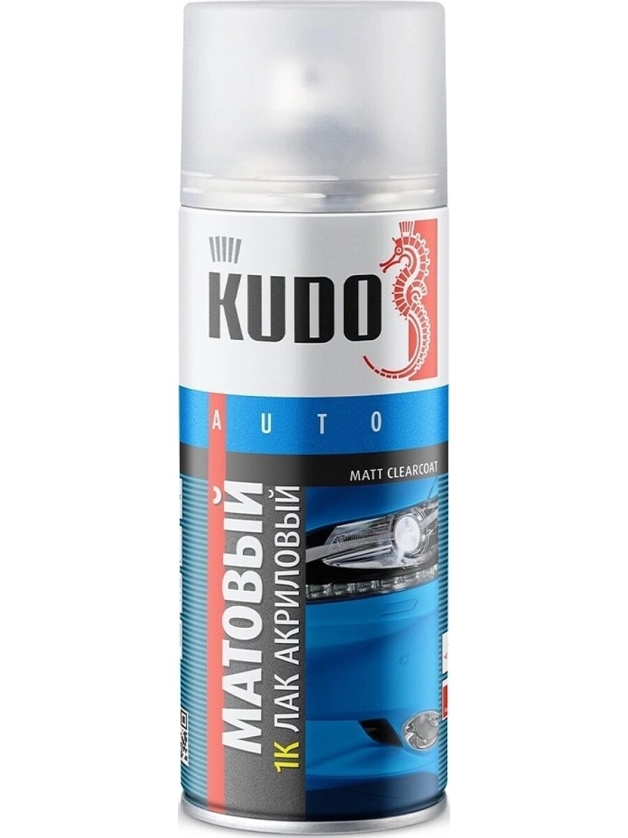 KUDO Лак 1К акриловый матовый автомобильный KU-9010М 520мл