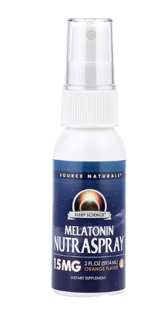 Спрей для сна Source Naturals NutraSpray, с мелатонином , апельсин , 59 мл