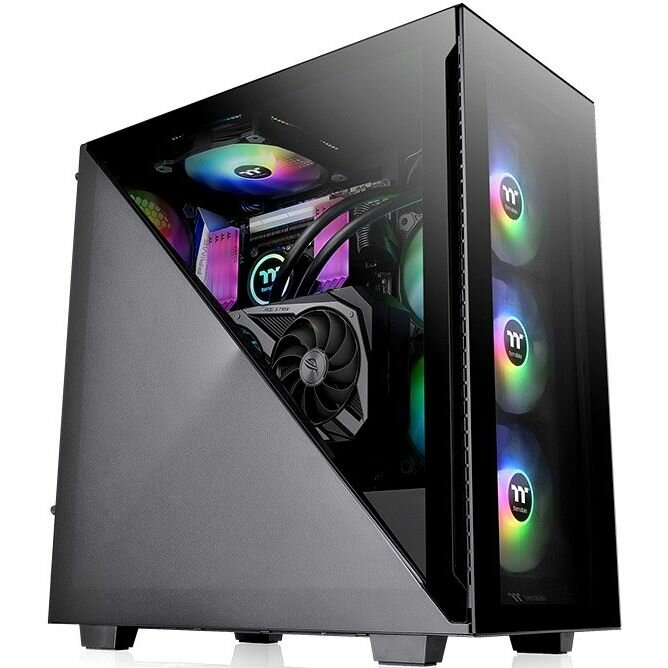 Корпус компьютерный Thermaltake CA-1S2-00M1WN-01 Mini Tower чёрный