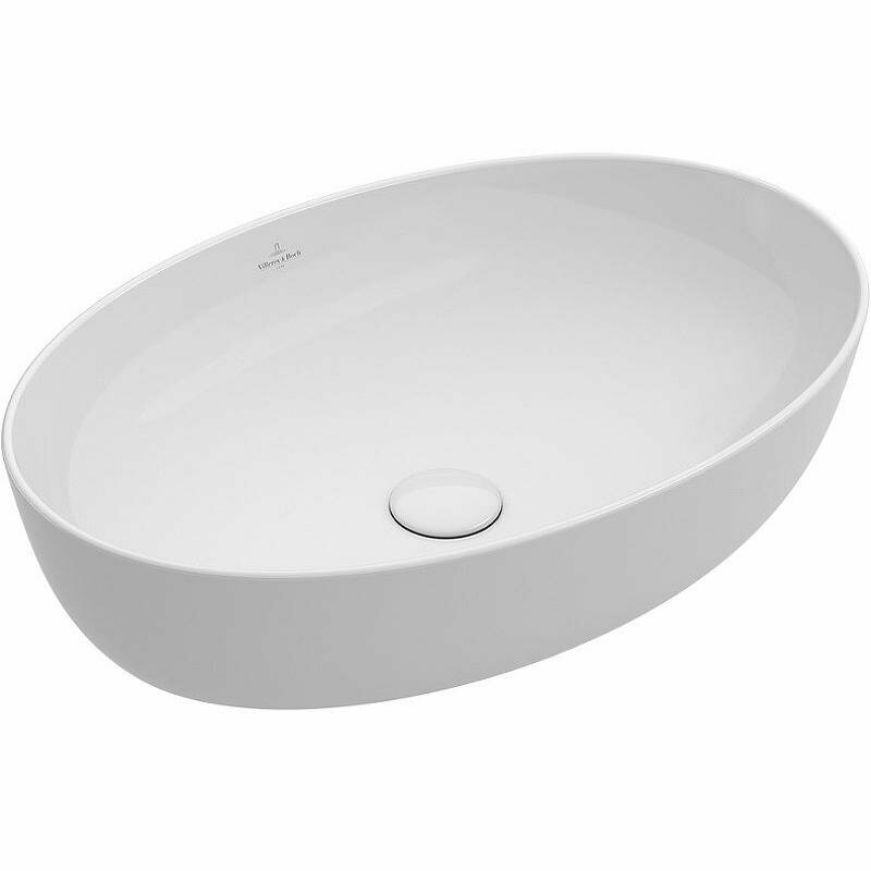 Раковина накладная Villeroy Boch Artis 61 41986101 Альпийский белый, керамика