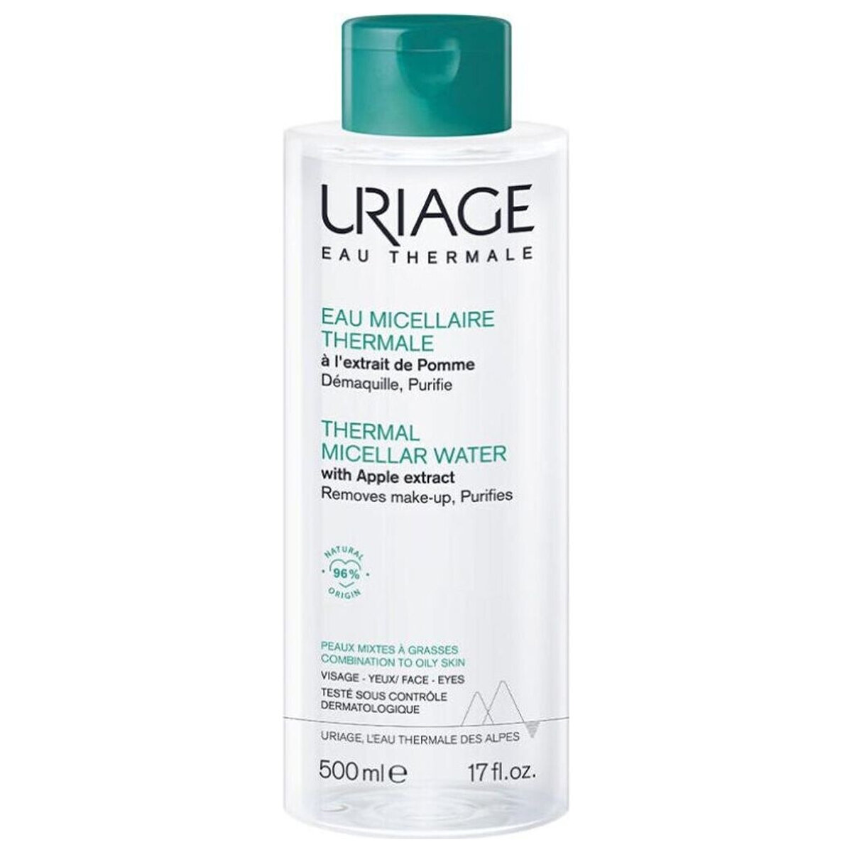 Мицеллярная вода для жирной и комбинированной кожи Uriage Eau Thermale Micellaire Вода 500 мл