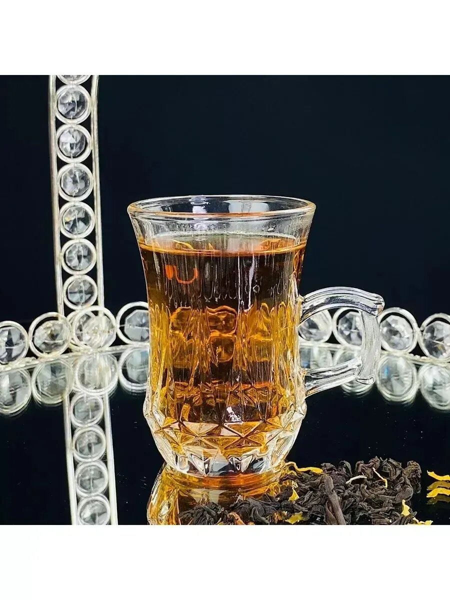 Стаканы 6 шт стеклянные, 150 мл