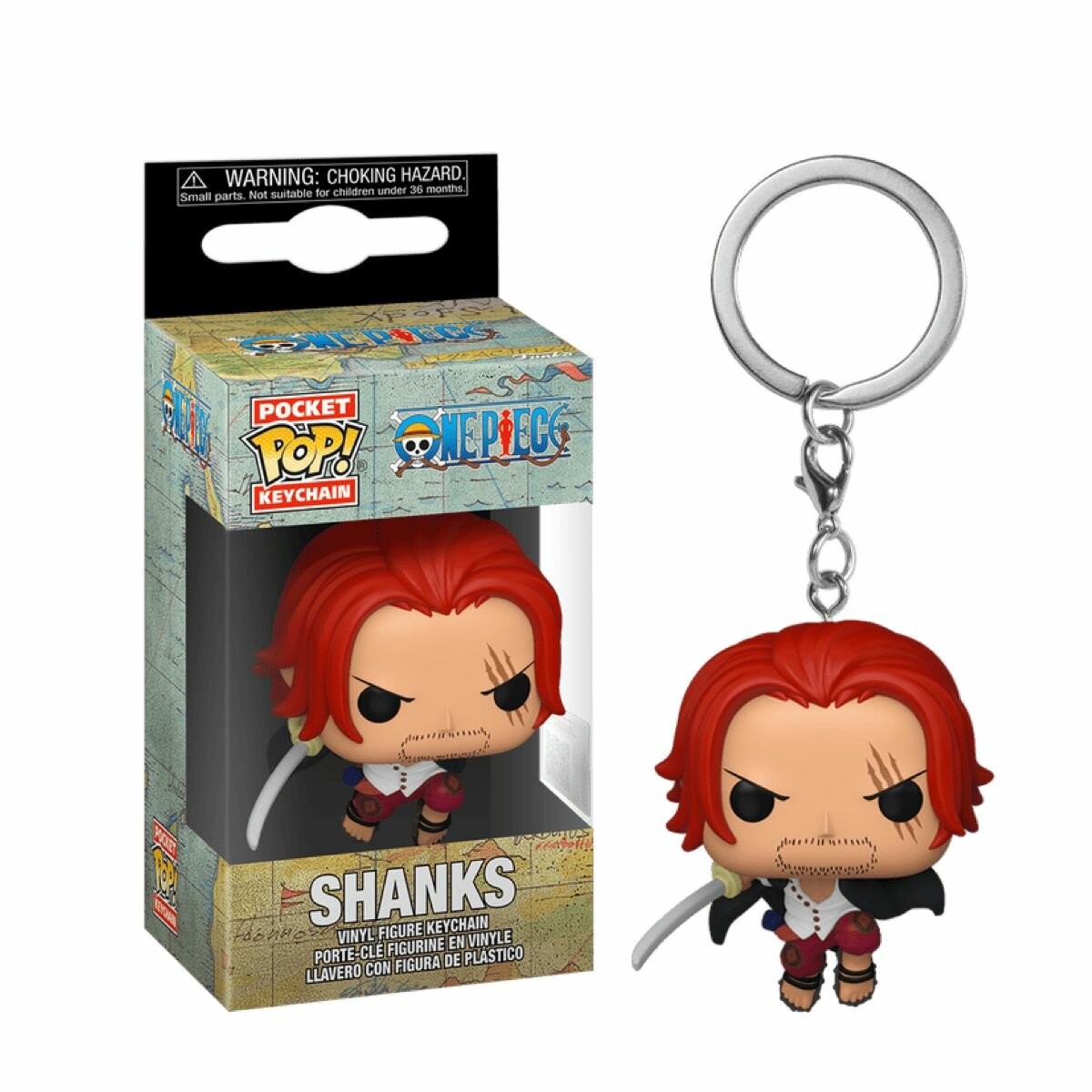 Брелок Funko Pop Фанко поп keychain Шанкс Shanks из аниме и манги Ван-пис One Piece