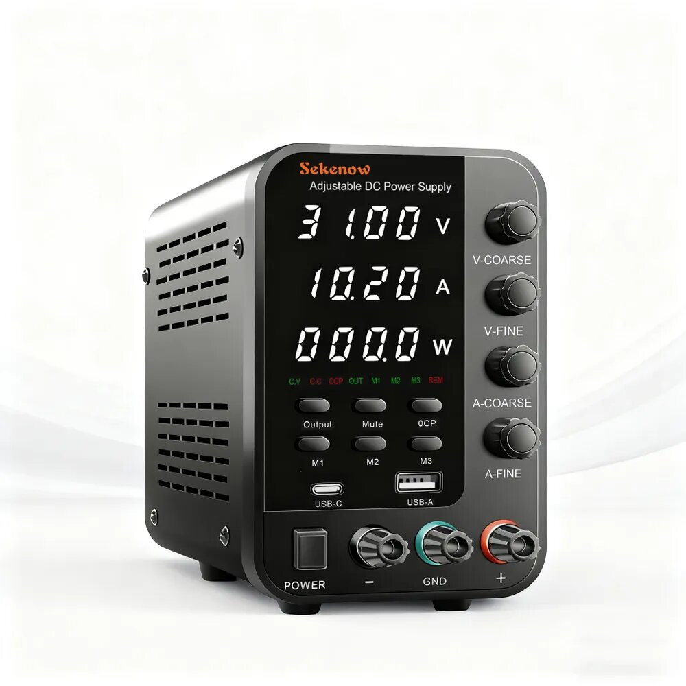 Регулируемый источник питания постоянного тока,30V 10A, цифровой дисплей, регулятор напряжения, коммутация, высокая мощность, Лабораторный блок питания