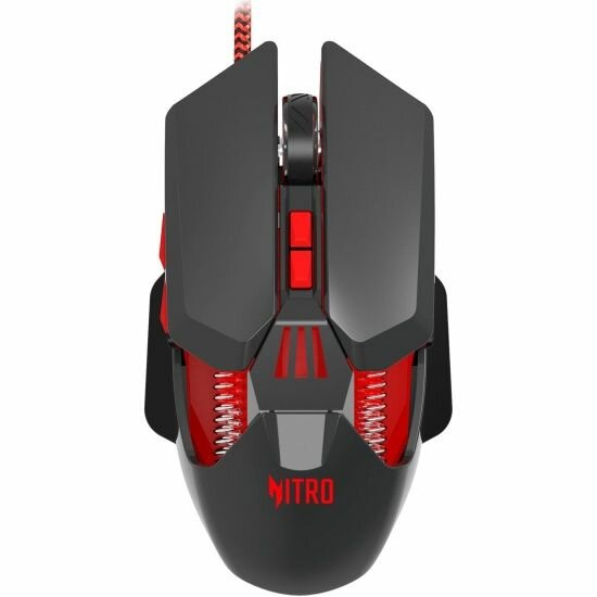 Мышь компьютерная проводная Nitro OMW302, USB, оптическая светодиодная ACER (ZL. MCECC.025)