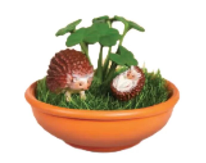 Мини фигурки MINISO Animal Series Зеленый, Hedgehog