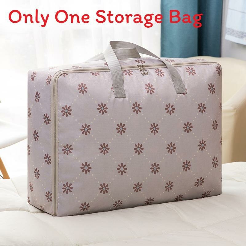 Heavy duty oxford cloth moving bag with waterproof seal for clothes and bedding storage style f