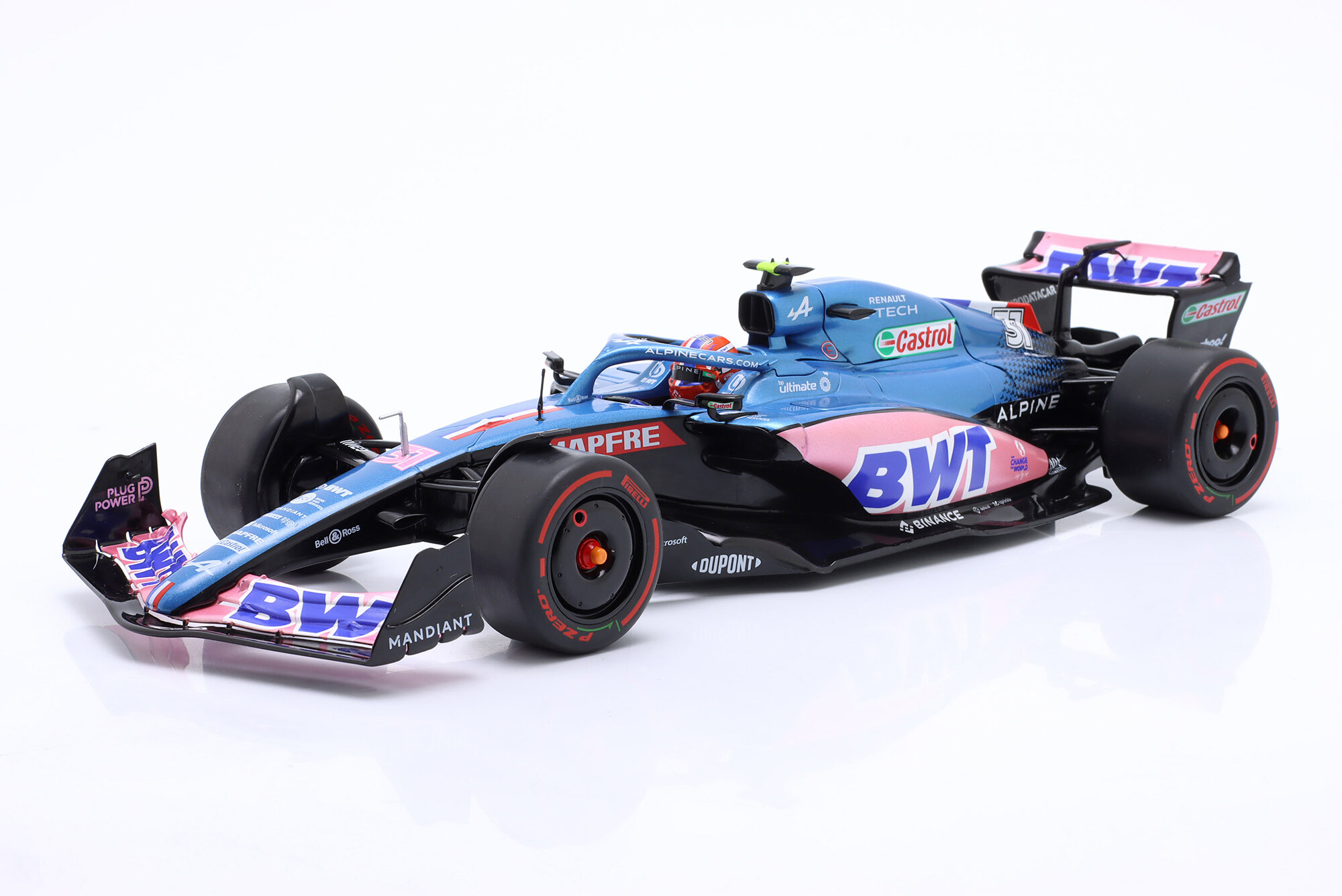 Модель коллекционная SOLIDO Alpine A522 gp australia ocon 2022 / альпин А552 эстебан окон
