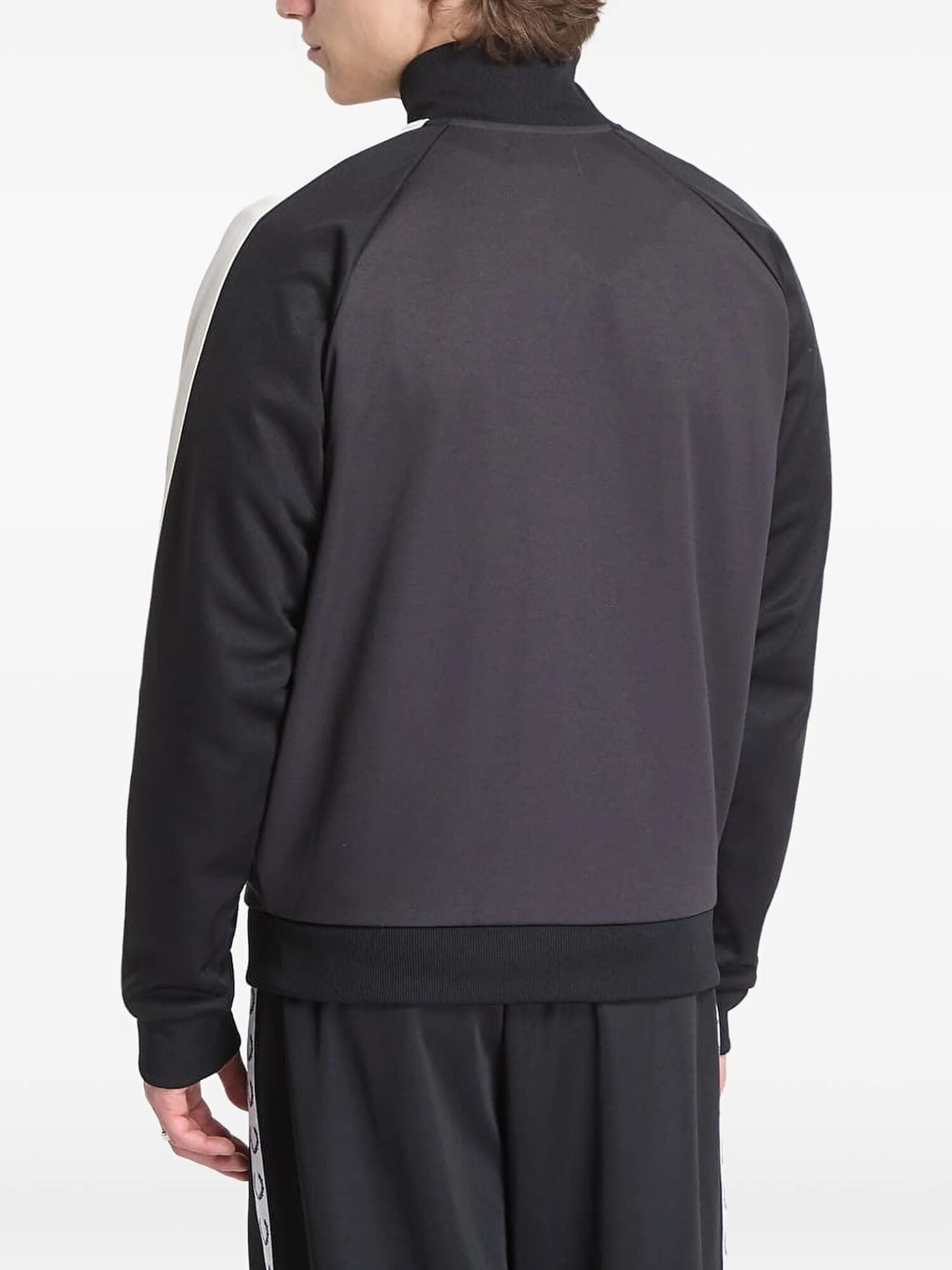 Куртка FRED PERRY Side-stripe track jacket, размер 50 — фото 1
