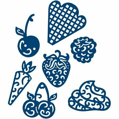 Нож фигурный Tattered Lace "Tattered Lace", Кондитерские украшения, для вырубки