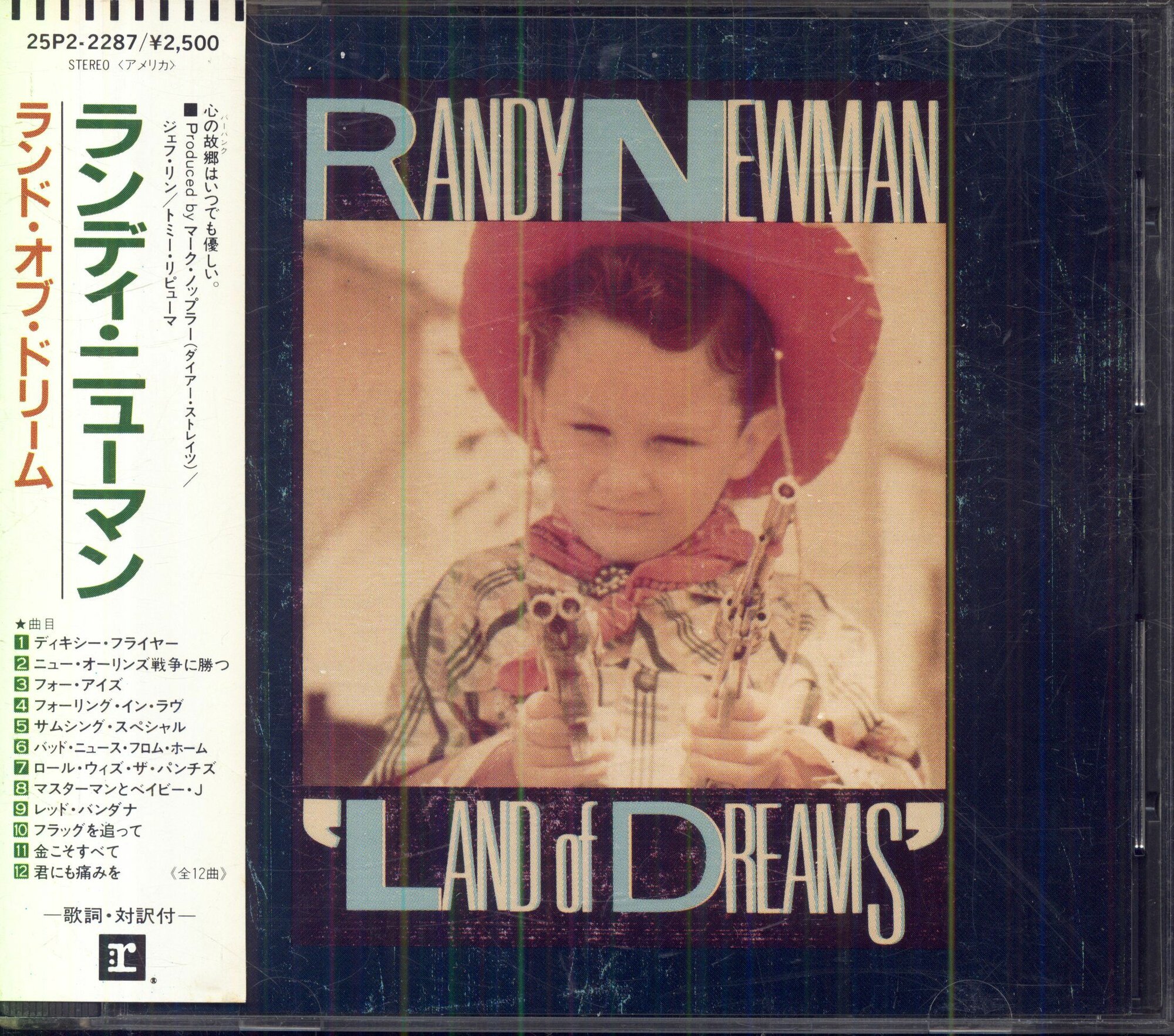 Randy Newman. Land Of Dreams (Japan, Reprise Records, 25P2-2287, 1988) CD диск