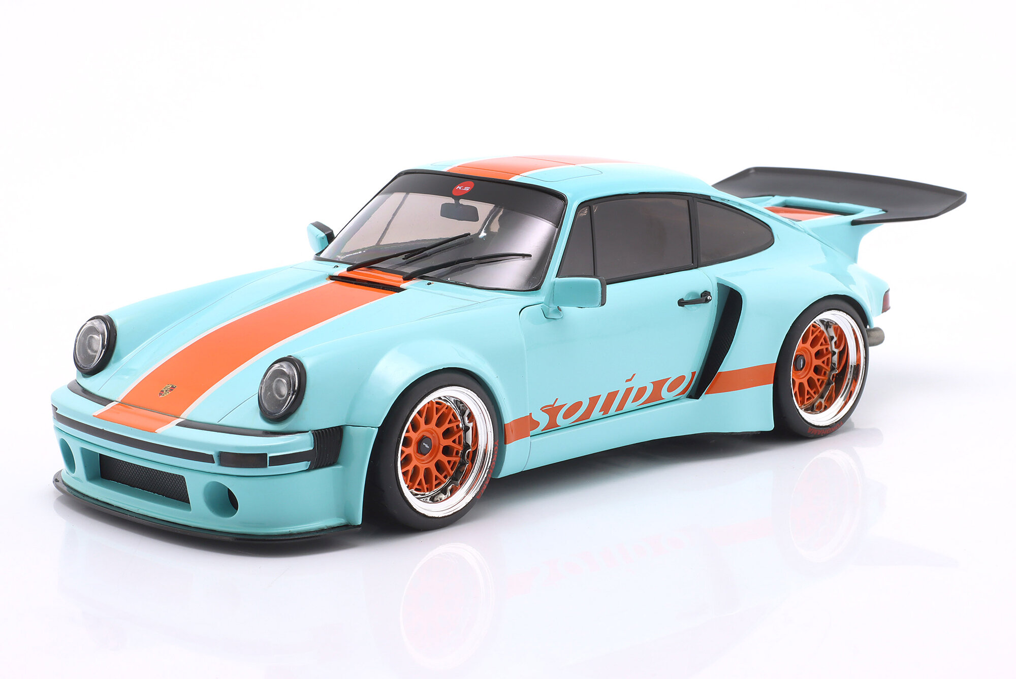 Модель коллекционная Porsche 911 ks-r by khyzyl saleem 2026 light blue / порше 911 кс-р кхйзйл салим светлый синий