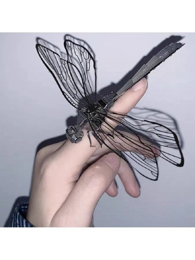 3D-модель насекомого из металла для самостоятельной сборки, подходящая в качестве рождественского подарка, подарка на день рождения или украшения для учебной комнаты.
