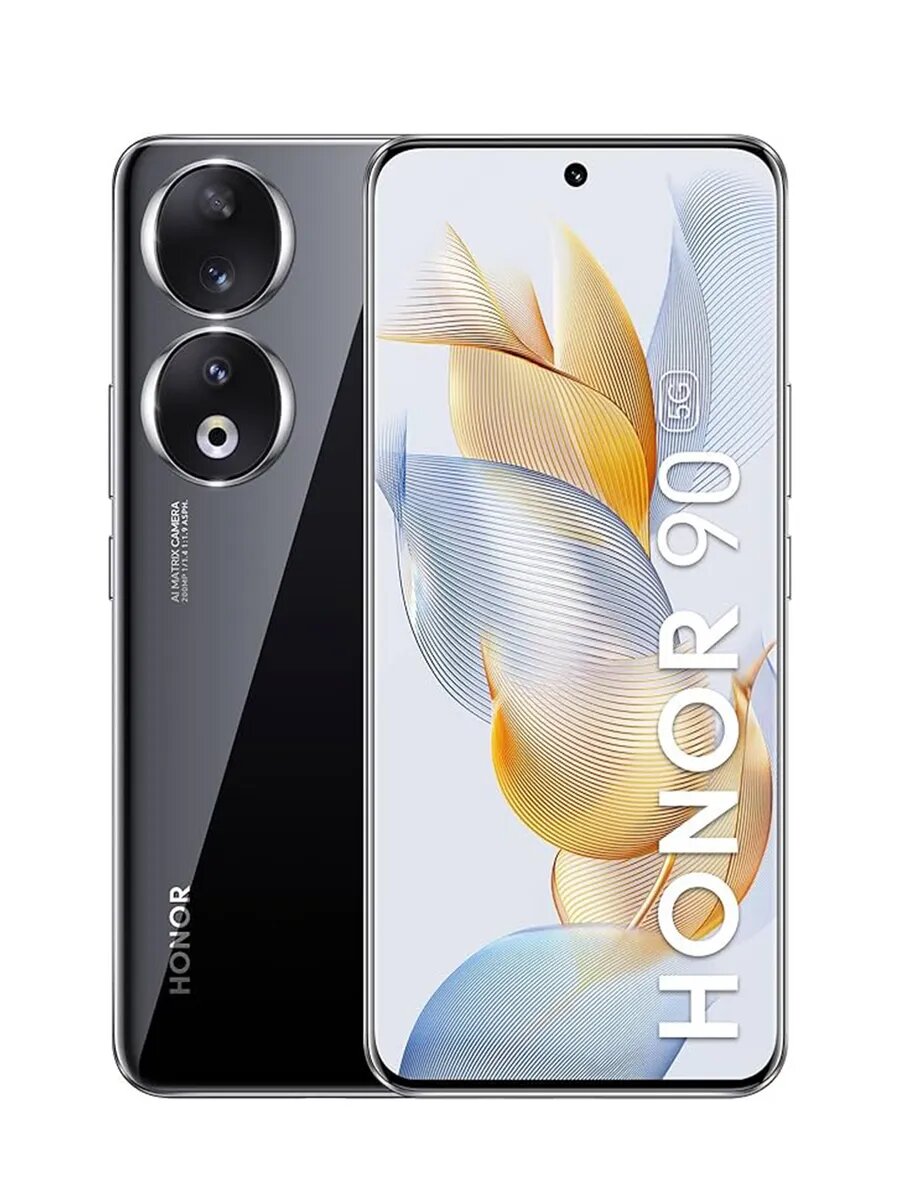 Смартфон Honor 90, память 256 Гб, AMOLED 2664х1200, NFC, черный