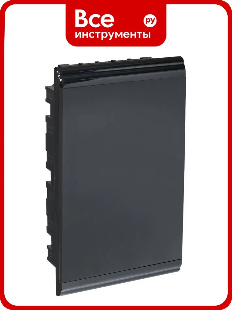 Модульный корпус IEK пластиковый, встраиваемый, ЩРВ-П-36 PRIME черный IP41 MKP13-V-01-36-41-K02