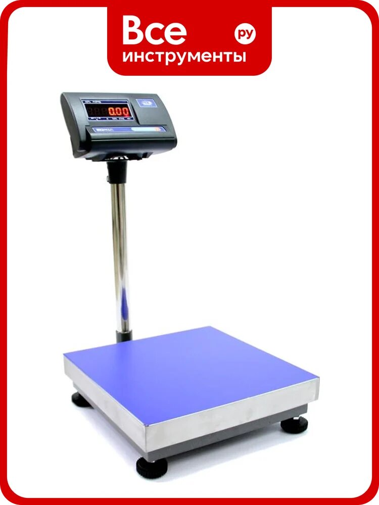 Весы Middle МП 150 ВДА Ф-3 (20/50; 450x600; нерж.) Гулливер 07 3123000409, 150кг электронные напольные фасовочные
