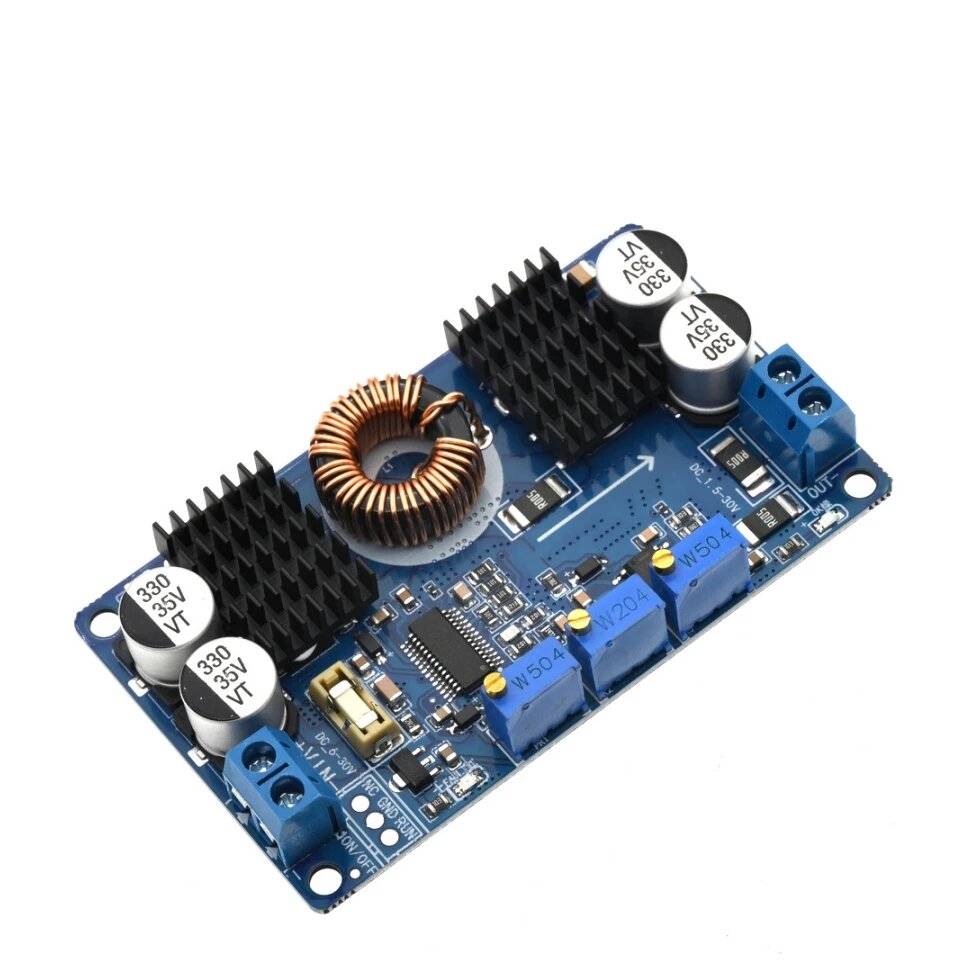 Автоматический повышающий регулятор для платы arduino, DC-DC, 5-32 В до 1-30 в, 10 А, модуль питания