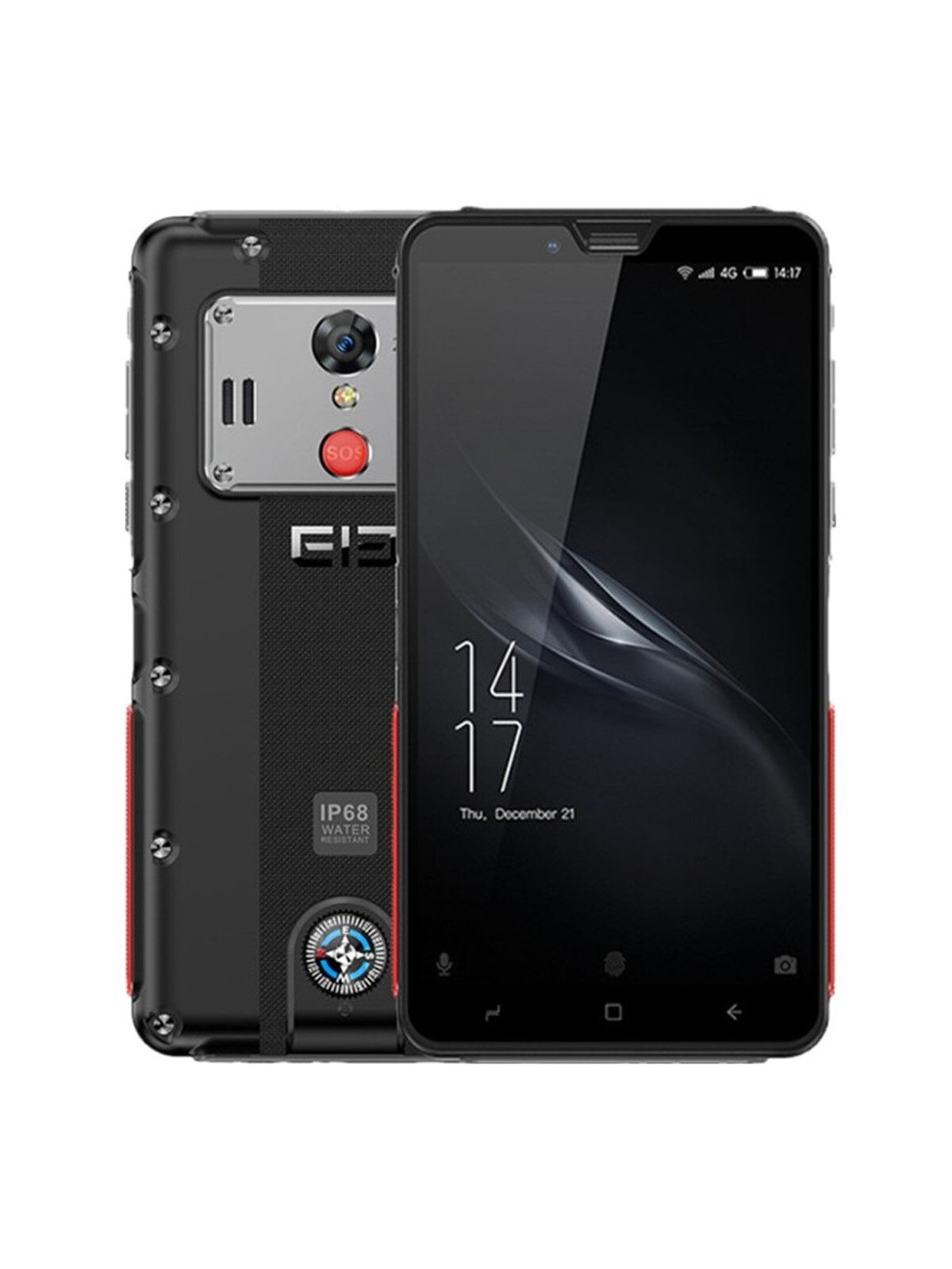 Elephone Смартфон Elephone Soldier 4/64 ГБ, Nano-SIM, черный