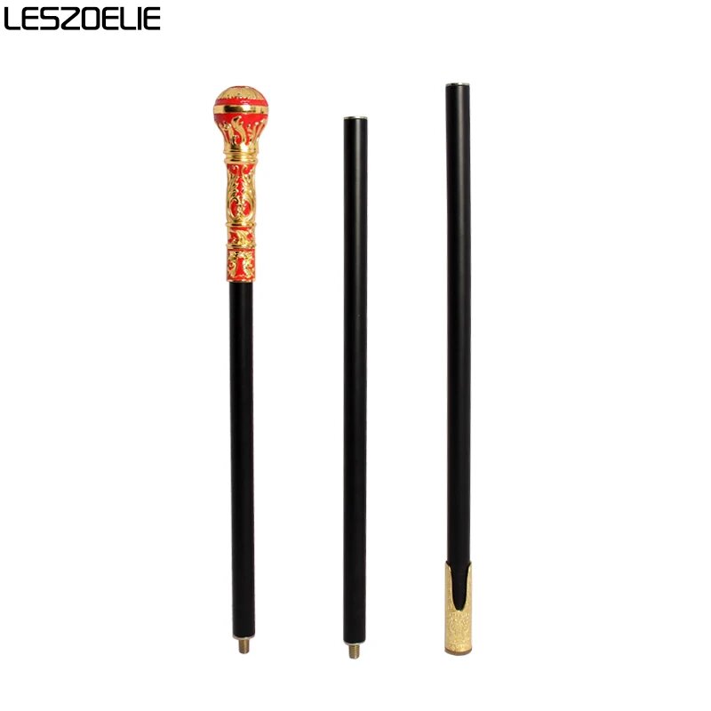 Золотые трости LESZOELIE 143 см red with gold