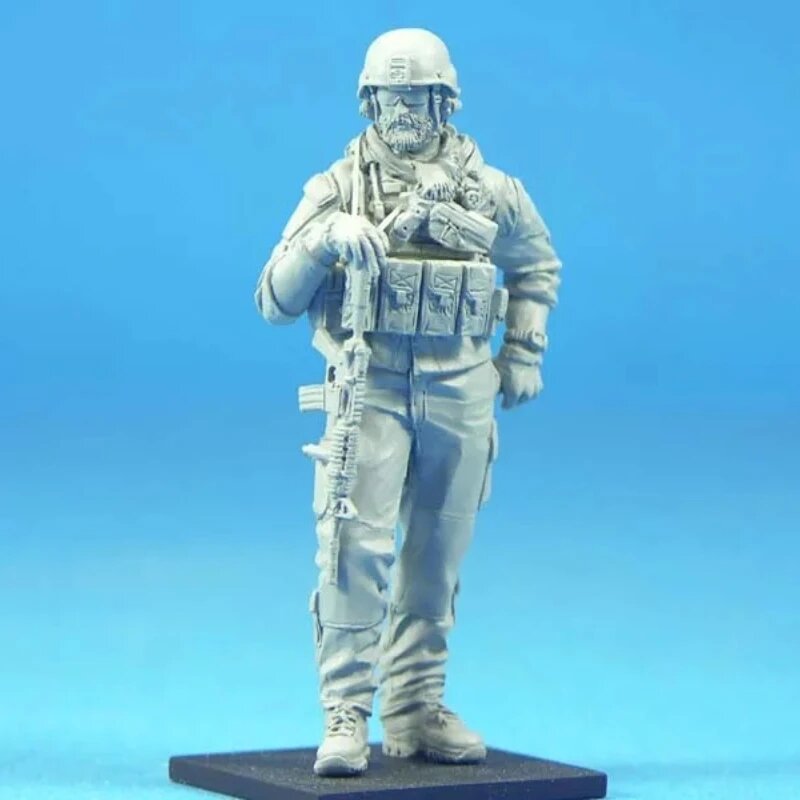 1/35 масштабная фигурка из смолы, наборы моделей для сборки, миниатюрный гаражный комплект для хобби, офицер гарантий США ODA, в разобранном виде и неокрашенный
