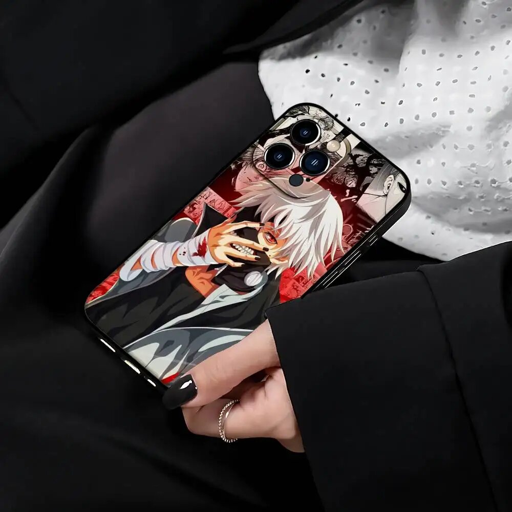 Чехол Для Телефона С Изображением Аниме Tokyo Ghoul Для iPhone 17/15 Pro Max/14 z10, iPhone11
