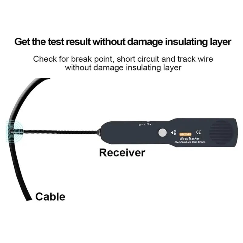 Тестер электрических цепей Cable Tracker для поиска обрывов и коротких замыканий.