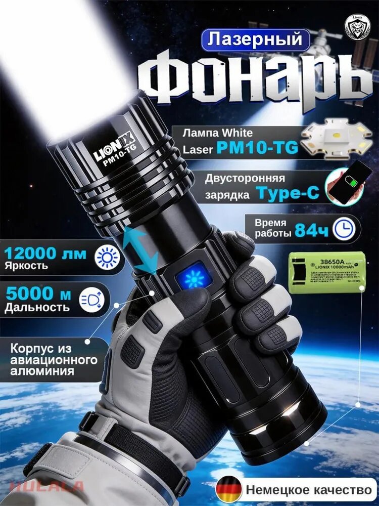 Lionix Фонарь-прожектор