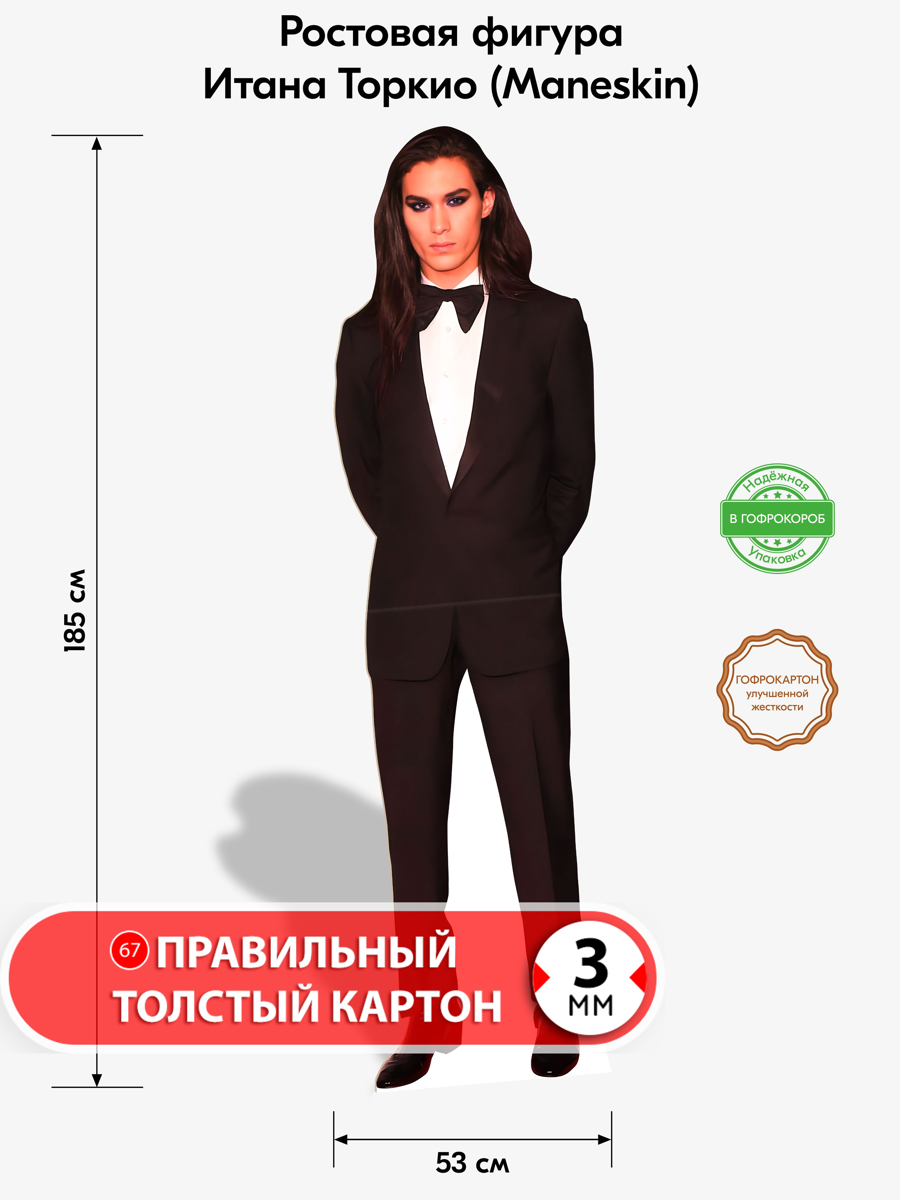 Аксессуар для фотосессий, Итан Торкио (Maneskin), ростовая фигура
