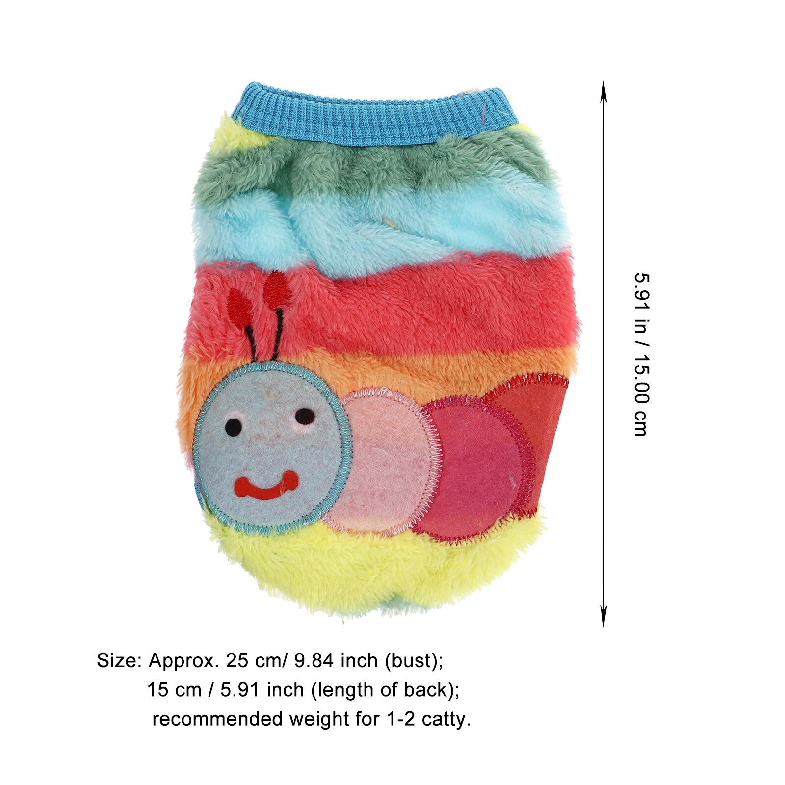 2 Пcs Костюм Для Собак Одежда Для Петов Пропсы Для Петов Весёлые Костюмы Для Домашних Животных Размер XXS Multi