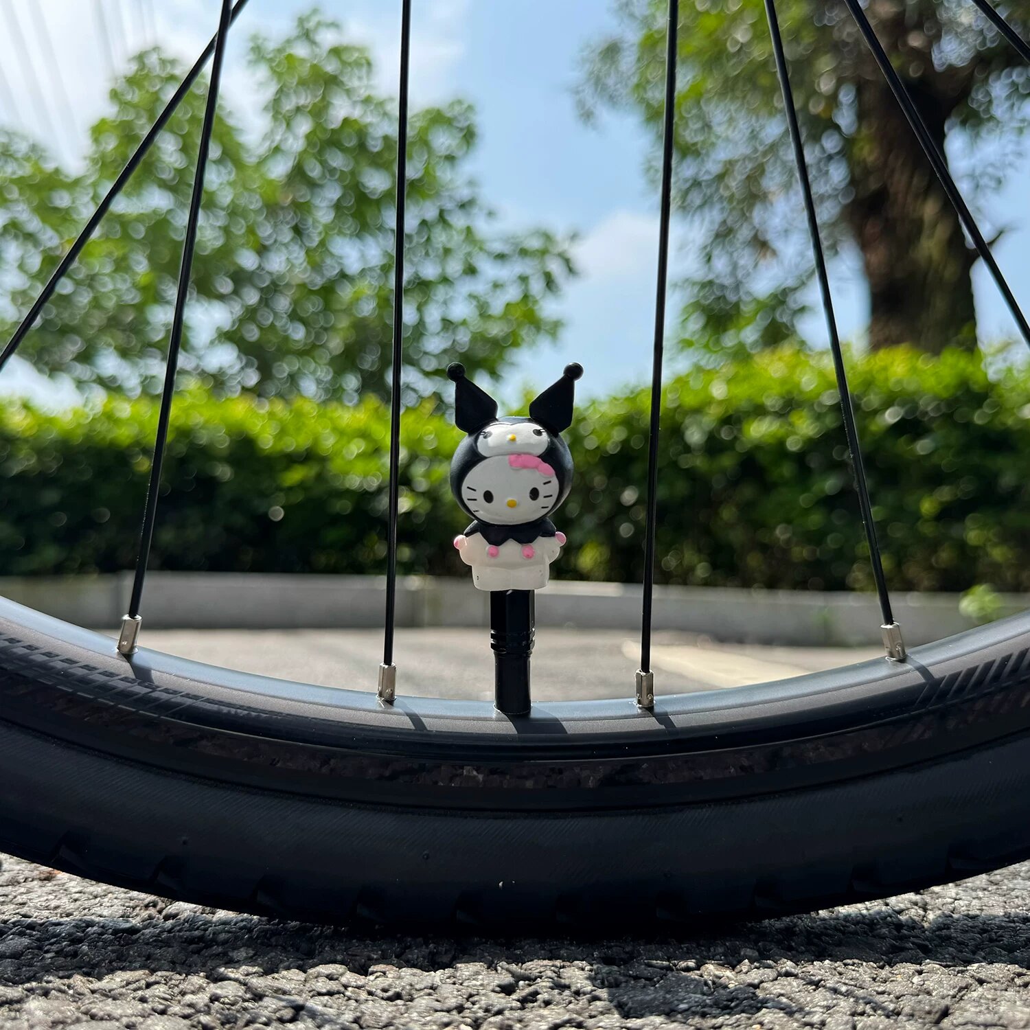 Капот для велосипедного клапана Kuromi для дорожных и горных велосипедов, универсальный американский и французский