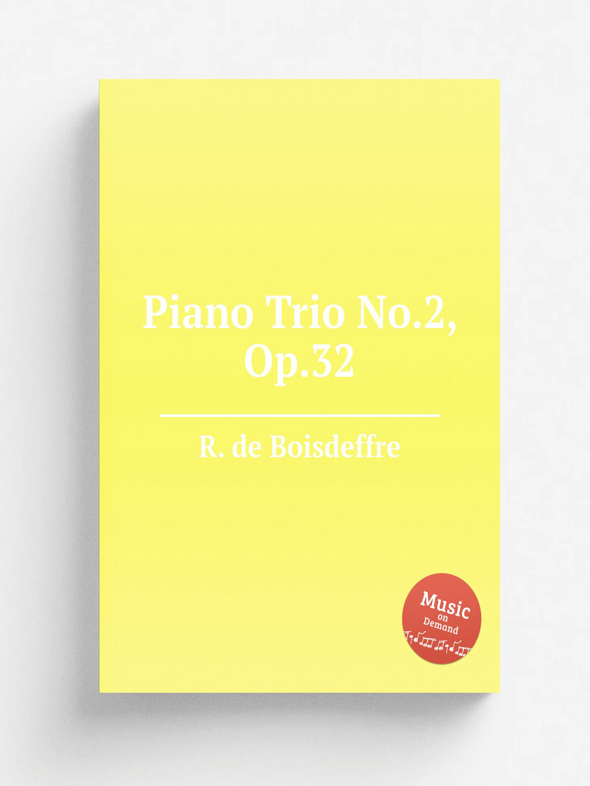 Piano Trio No.2, Op.32 | R. de Boisdeffre | Репринт