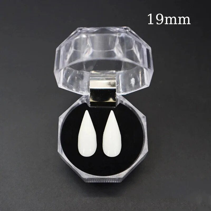 Пластиковые клыки для костюма вампира, 19mm boxed