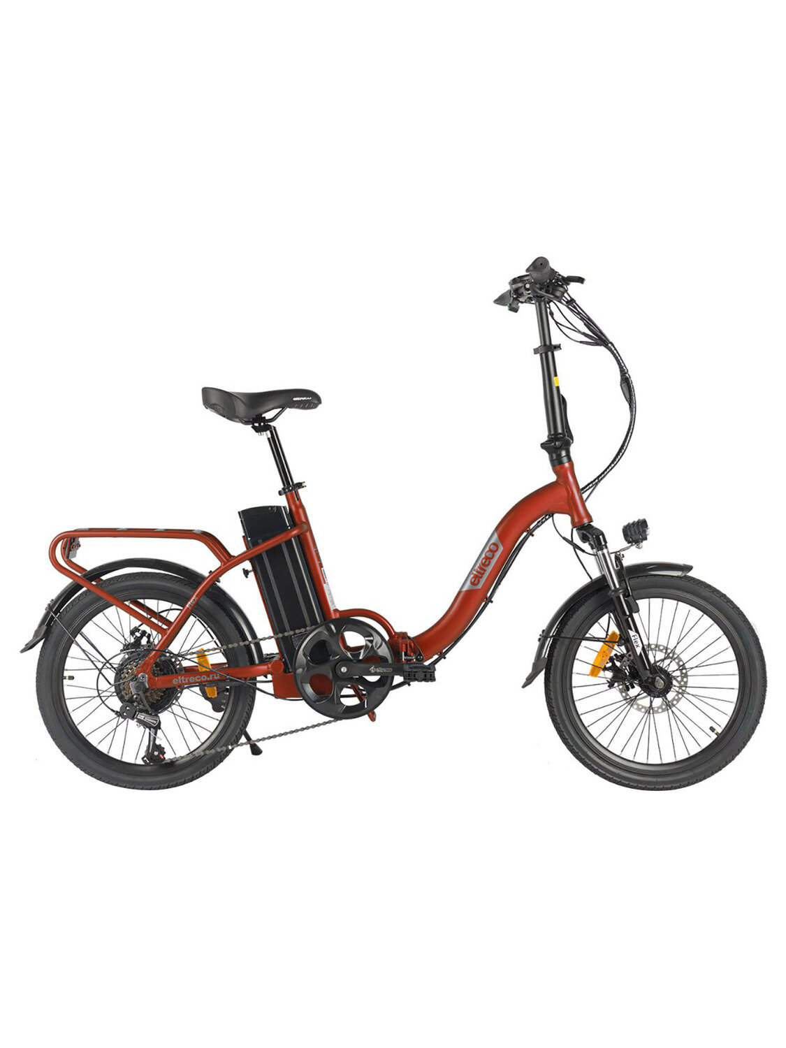 Электровелосипед Eltreco Flex UP Красный, для мужчин ,500