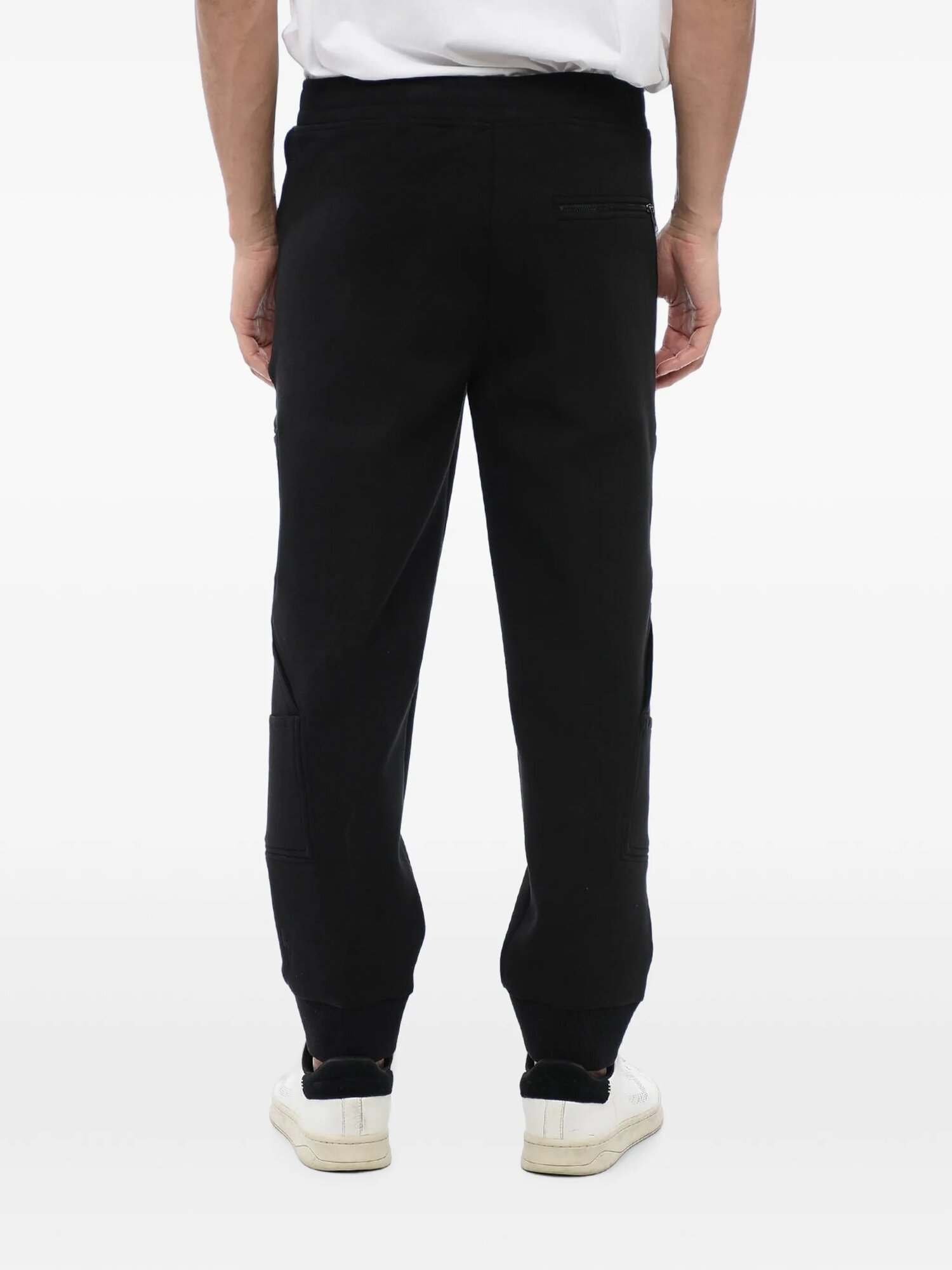 Брюки Neil Barrett Drawstring-waist cotton cargo track pants, размер 48 — фото 1