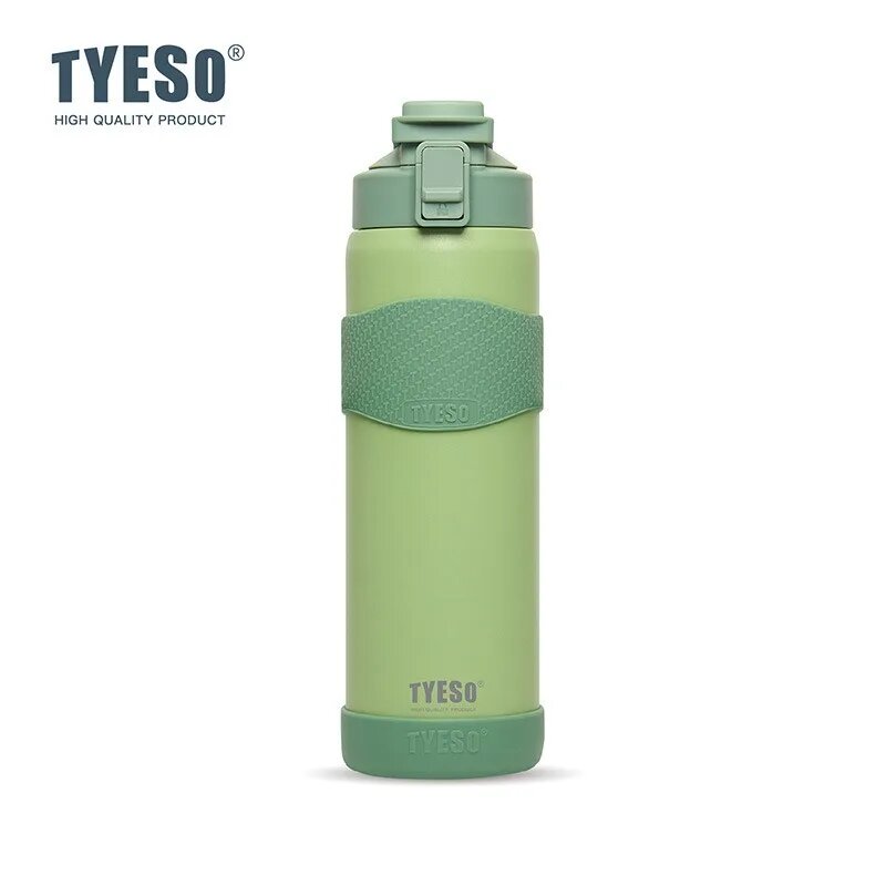 Термос TYESO из нержавеющей стали 900 мл 900ml, Зеленый, green