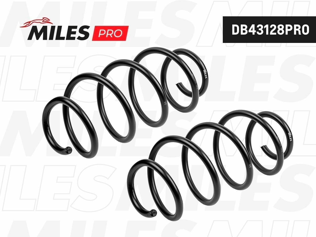 MILES Пружины передней подвески SKODA OCTAVIA II (1Z3) / SKODA OCTAVIA II Combi (1Z5). Комплект - 2 шт. DB43128PRO