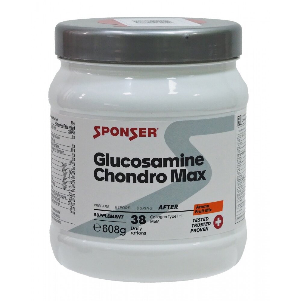 Sponser Glucosamine Chondro Max, 608 г, Вкус Fruit Mix / Фруктовый Микс