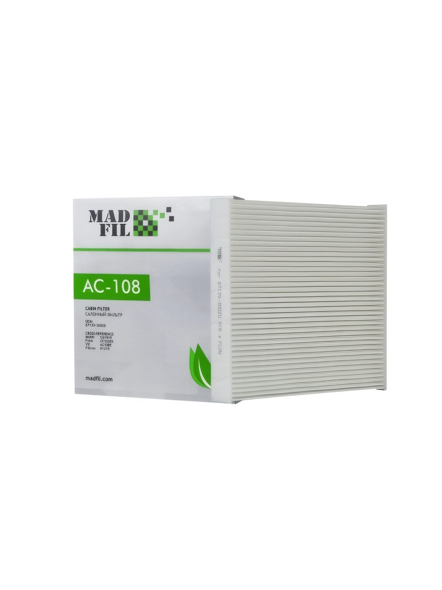 MADFIL Салонный фильтр 87139-30020 (AC-108)