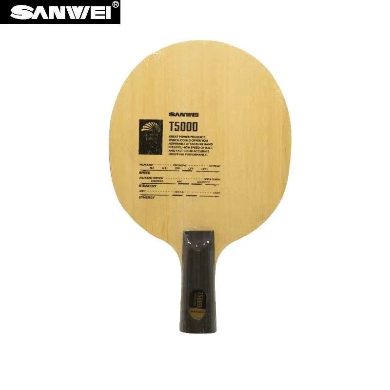 SANWEI T5000 профессиональная ракетка для настольного тенниса Short Handle