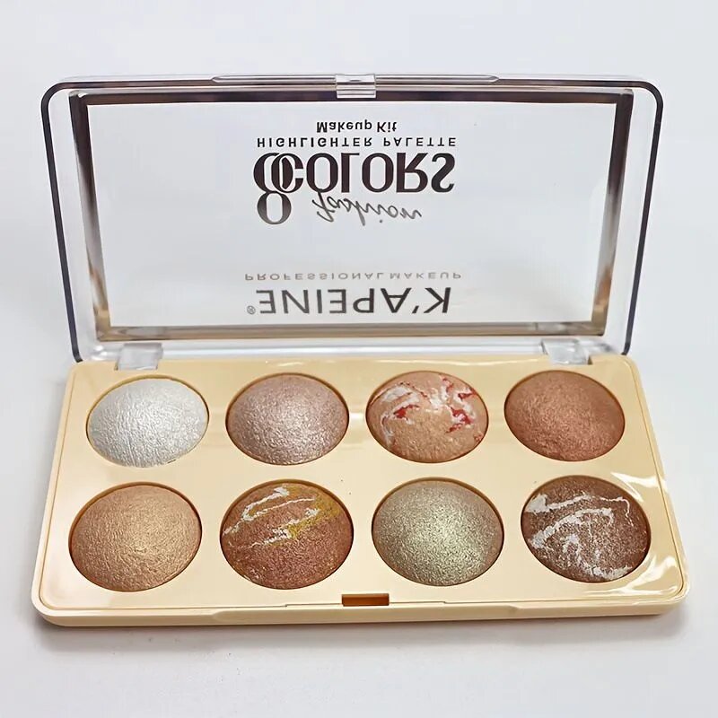 Тени для век палетка теней Eyeshadow Palette8 Colors, Тени для век и хайлайтер